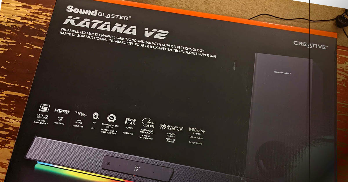 Creative Sound Blaster Katana V2 soundbar review | Reviews.org