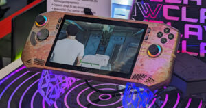 MSI's gaming handheld gets a post-apocalyptic paint job | Reviews.org