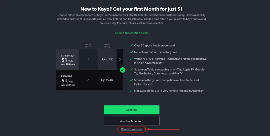 Kayo Deals: 7-day free trial, Premium for $25 and more | Reviews.org
